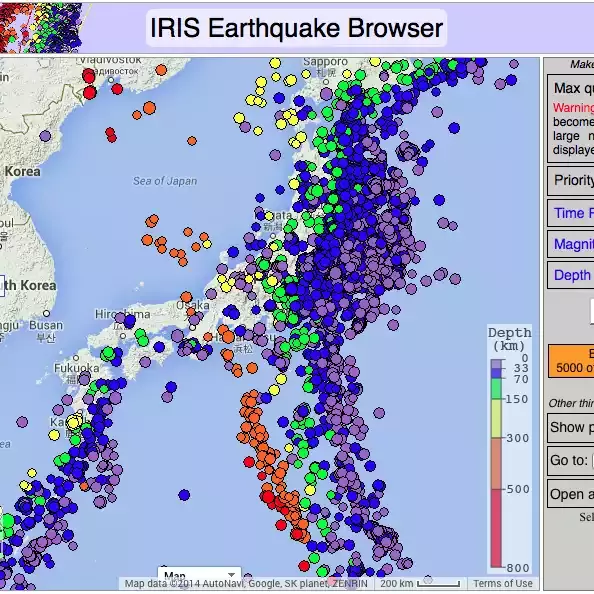Student Learning About Critical Earth Issues Through the Use of Large Online Digital Data Sets