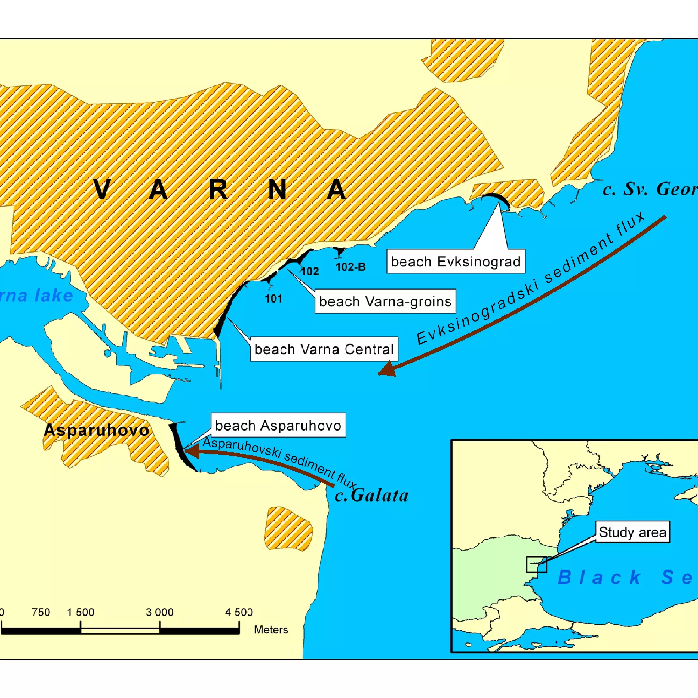 Long-term Coastline Evolution under Anthropogenic Impacts in the Bay of ...