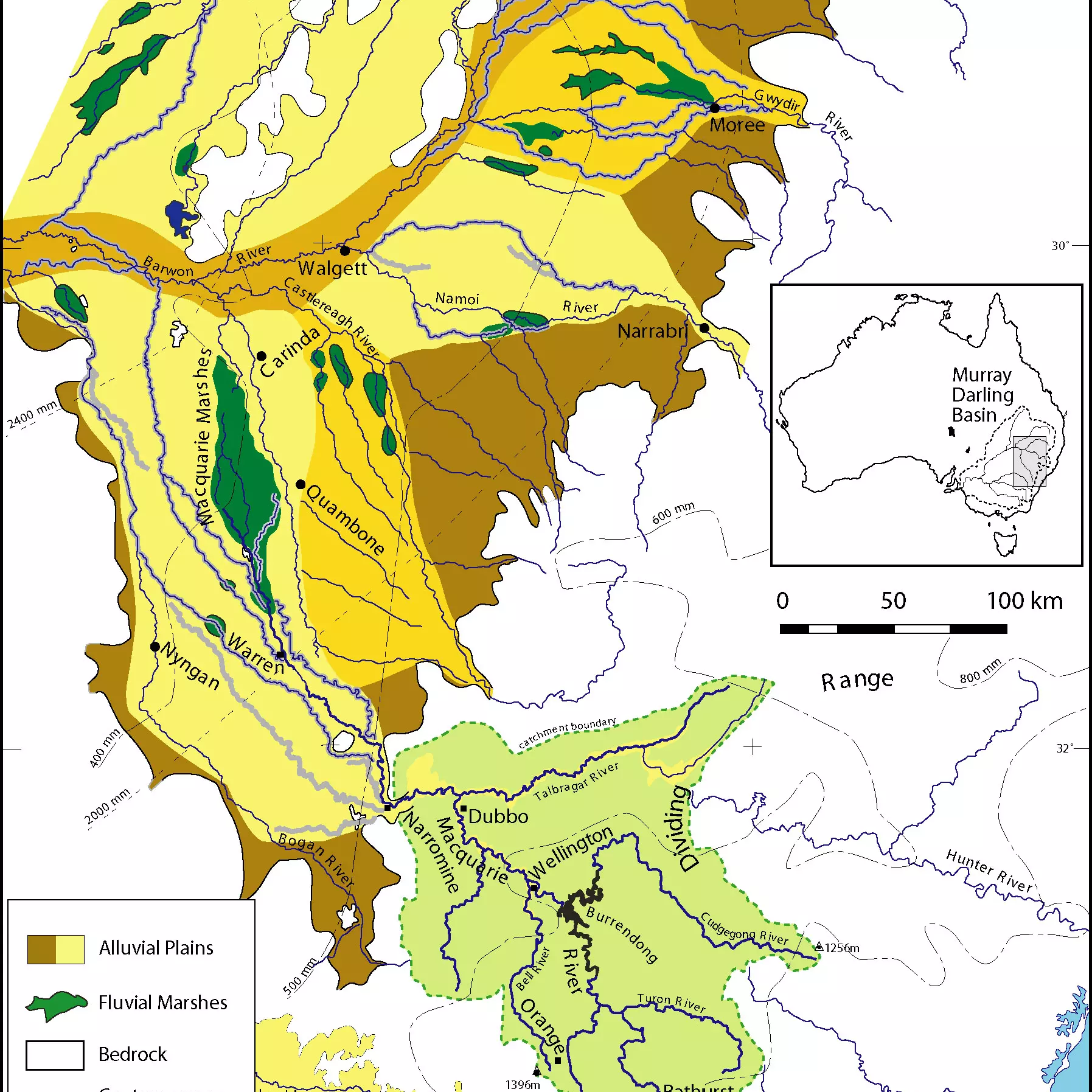 Floodouts, drainage breakdown and wetland formation in a losing river ...