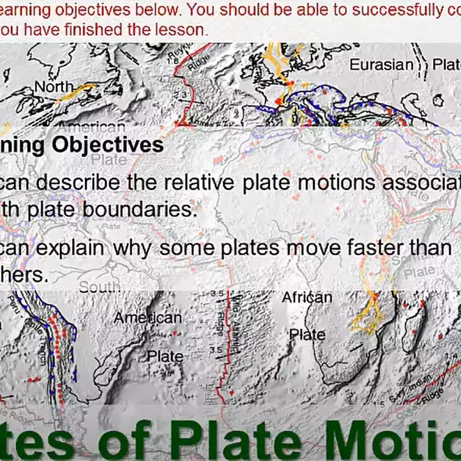 Rates of Plate Motions