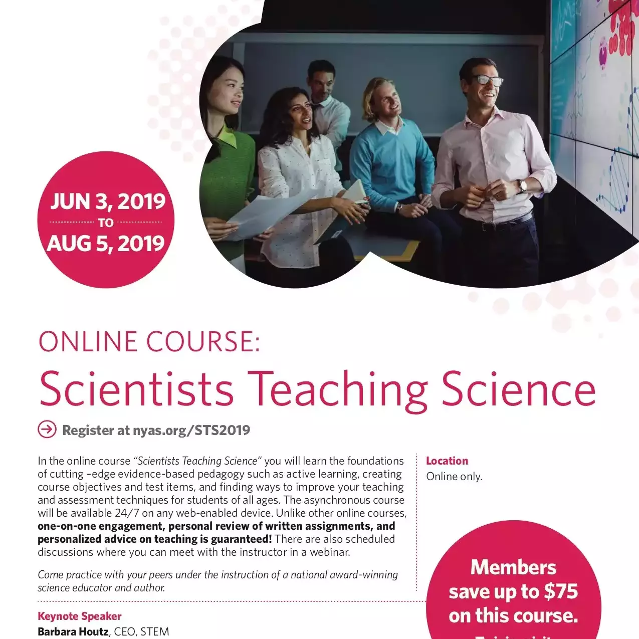 Scientists Teaching Science Online Course