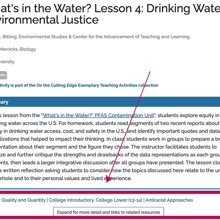 New Activity Classification Display