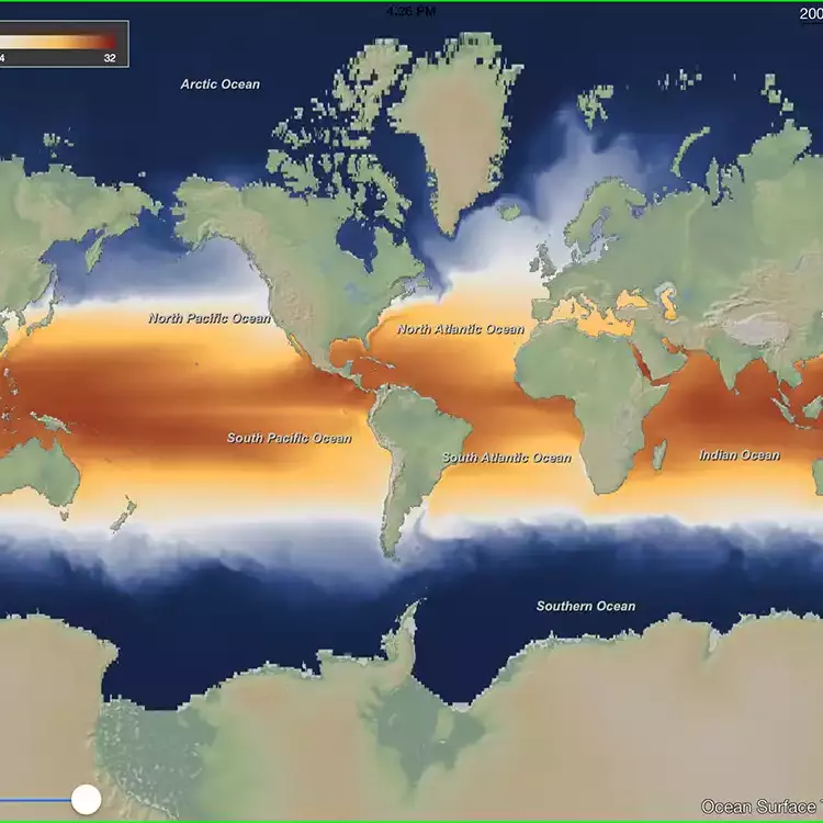 "What should be the temperature of the ocean?"