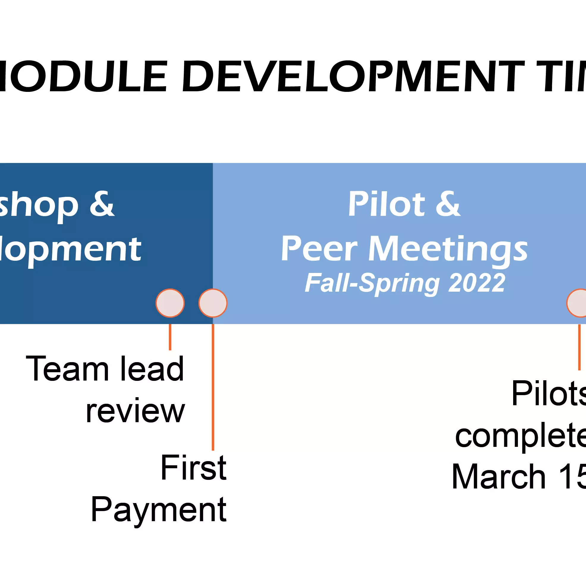 Module Development Timeline and Expectations