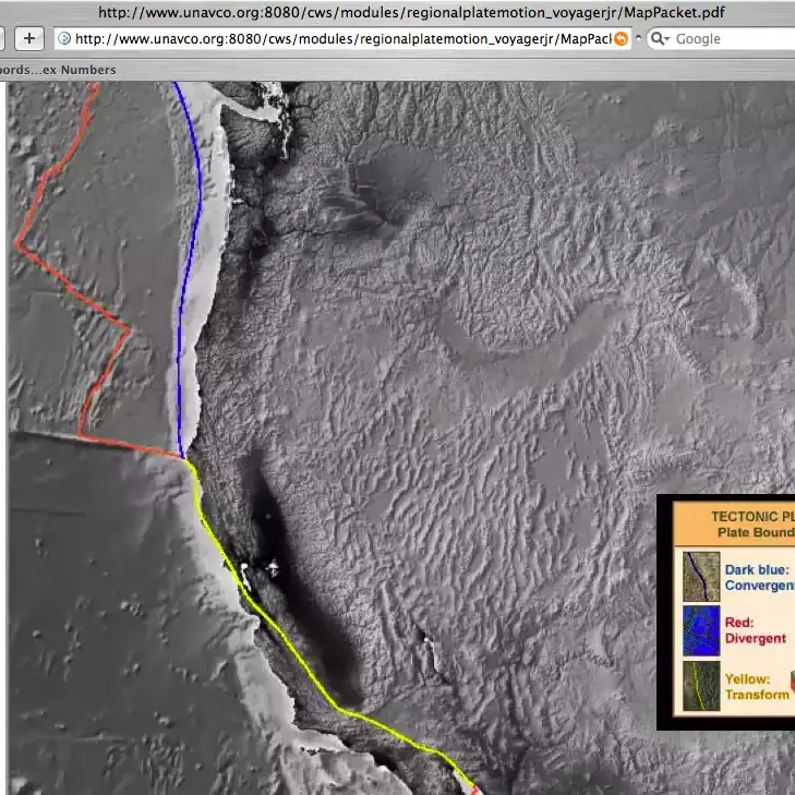 Analyzing Plate Motion with Earthscope GPS Data