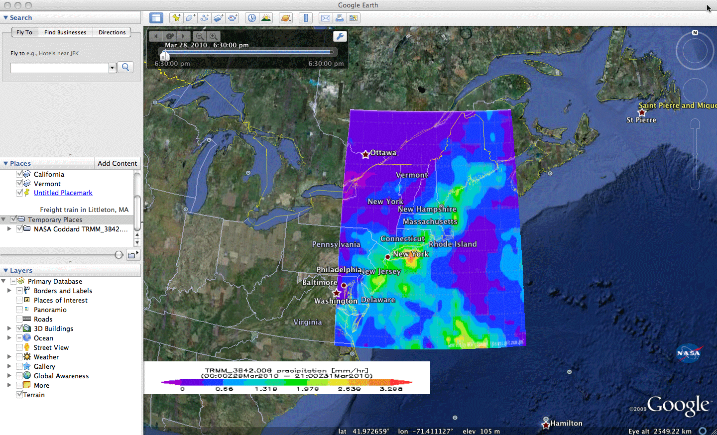 Getting to Know Combining Data in Google Earth