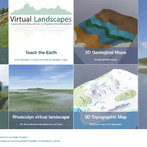 Using Virtual Landscapes for Remote Teaching