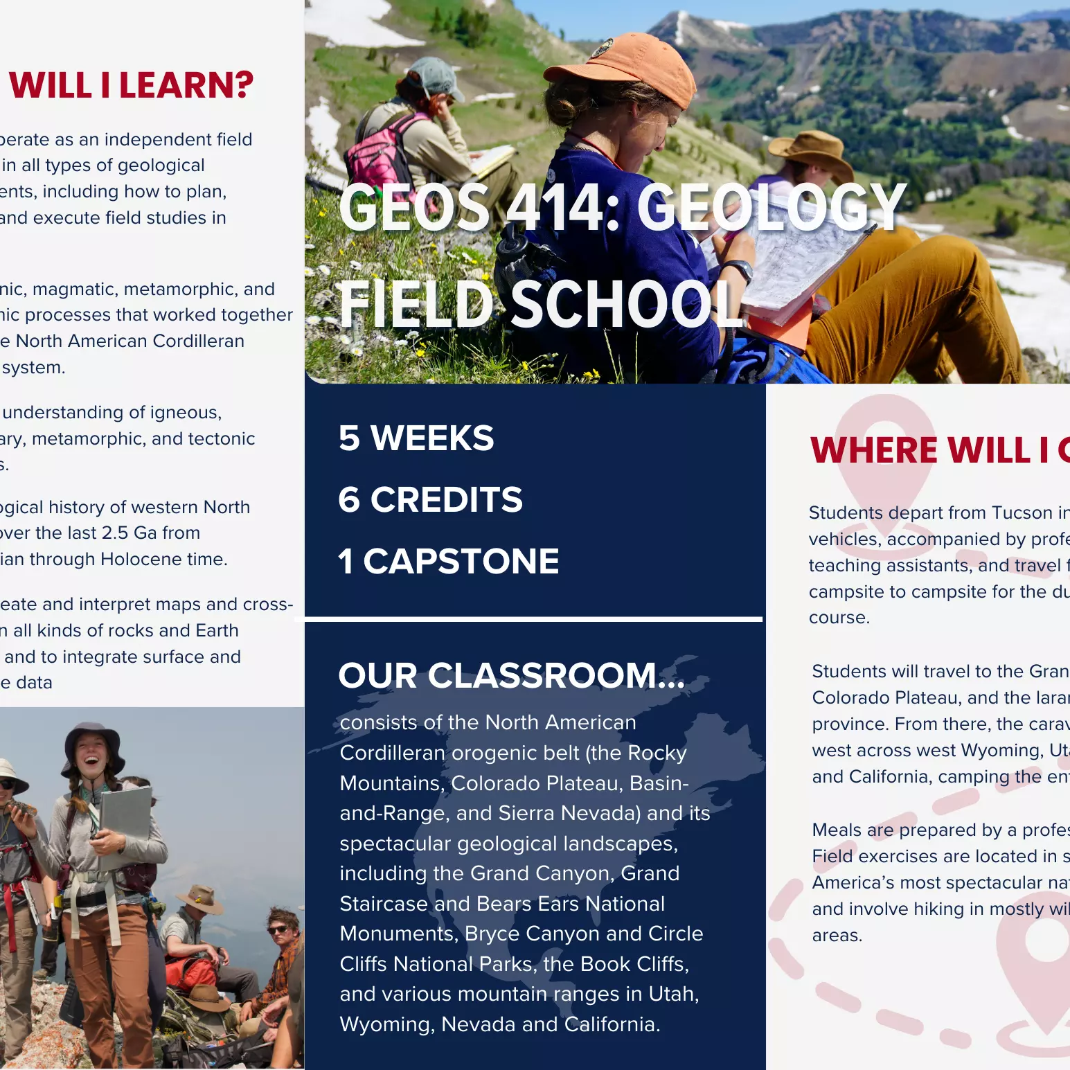 University of Arizona Geology Field School (Geos 414)