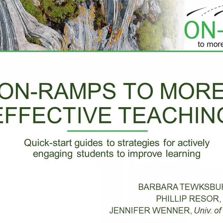Webinar: On-Ramps to more effective teaching: quick-start guides to ...