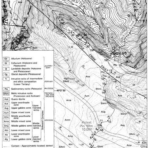 Guide to the Picket Pin Mountain Area
