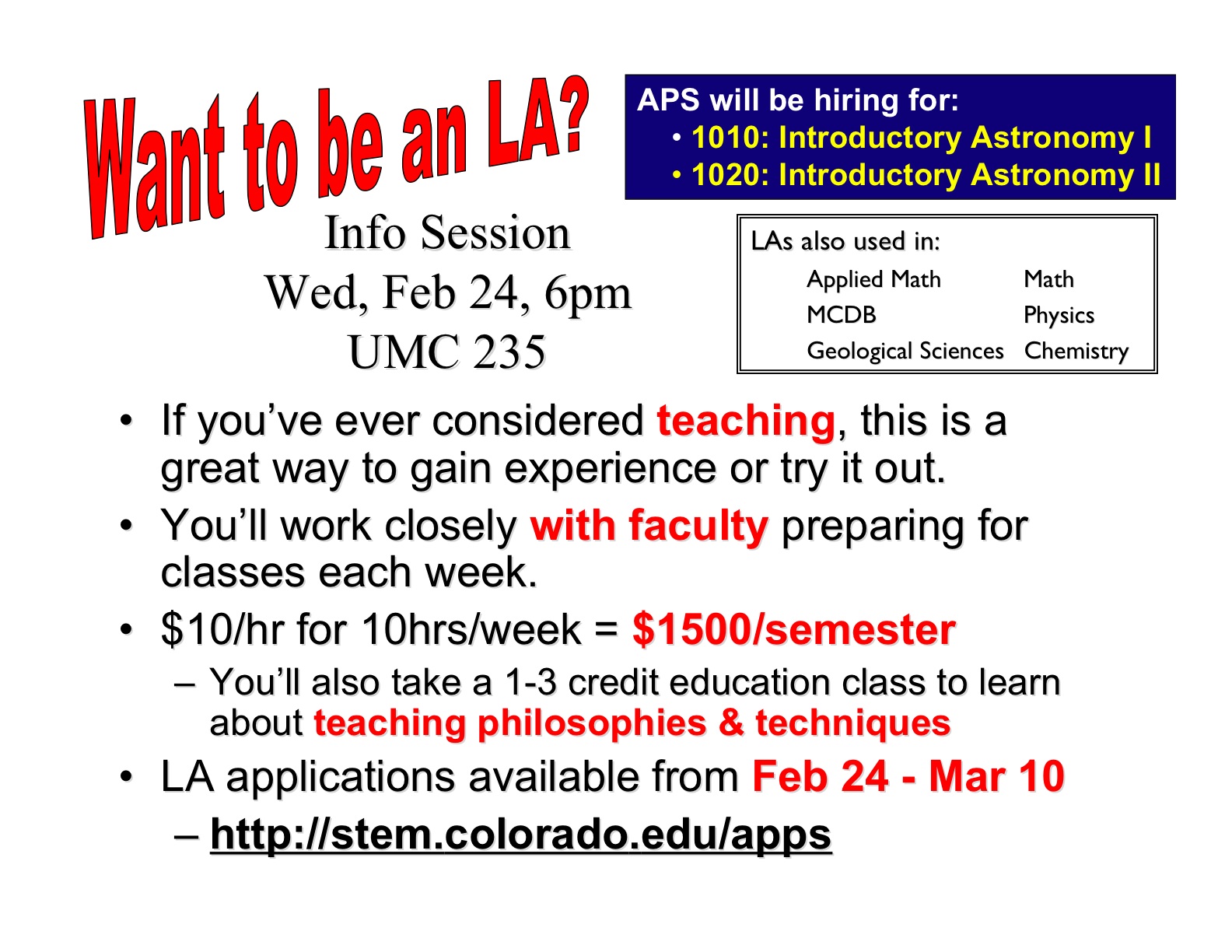 How to Teach with Learning Assistants