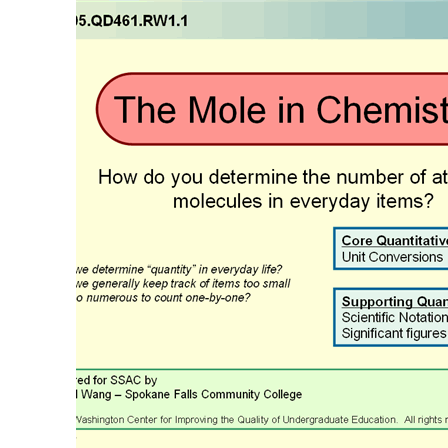 The Mole in Chemistry: How do you determine the number of atoms or ...