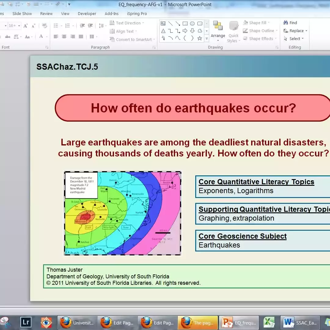 How often do earthquakes occur?