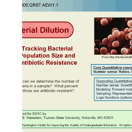 Serial Dilution: Tracking Bacterial Population Size and Antibiotic ...